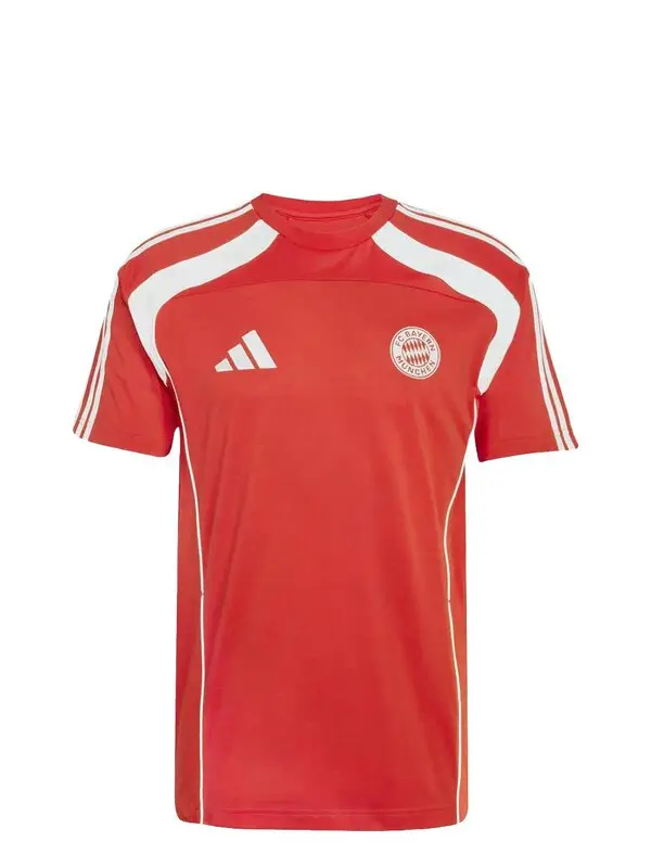 Adidas Fc Bayern Munich Logo-patch T-shirt - Red