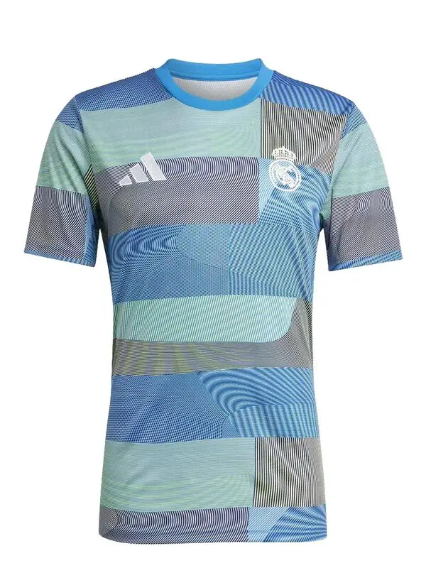 Adidas Real Madrid Graphic Print T-shirt - Blue