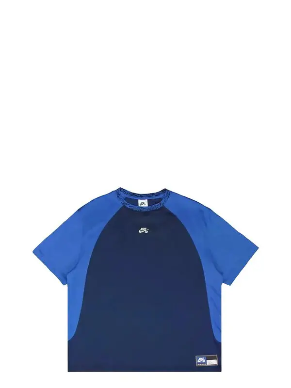 Nike Dri-fit Knit Raglan Sleeve T-shirt - Blue