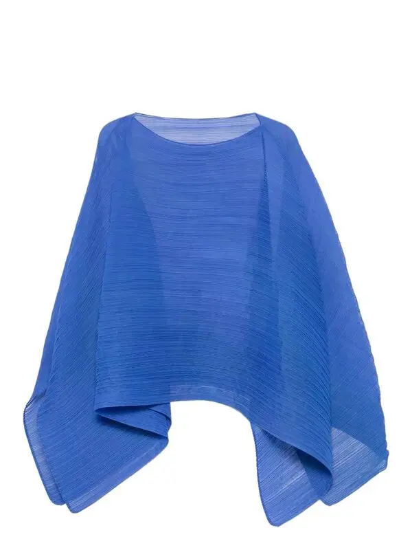 Issey Miyake Pleated Stole - Blue