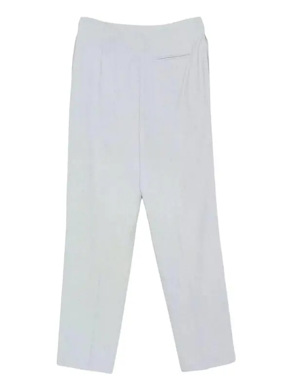 Alberta Ferretti Light Straight Leg Trousers - Blue