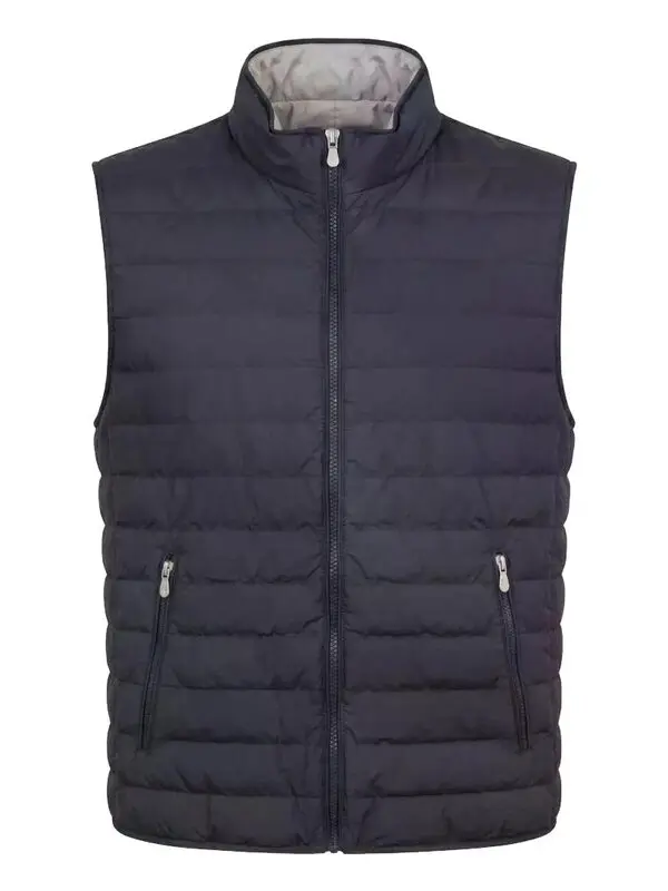 Brunello Cucinelli Quilted Gilet - Blue