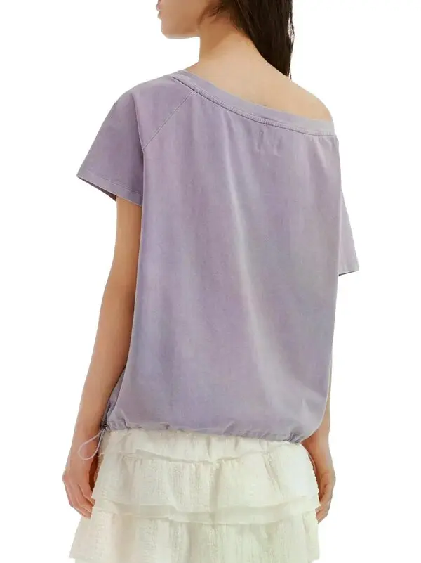 B+AB Drawstring Hem T-shirt - Purple