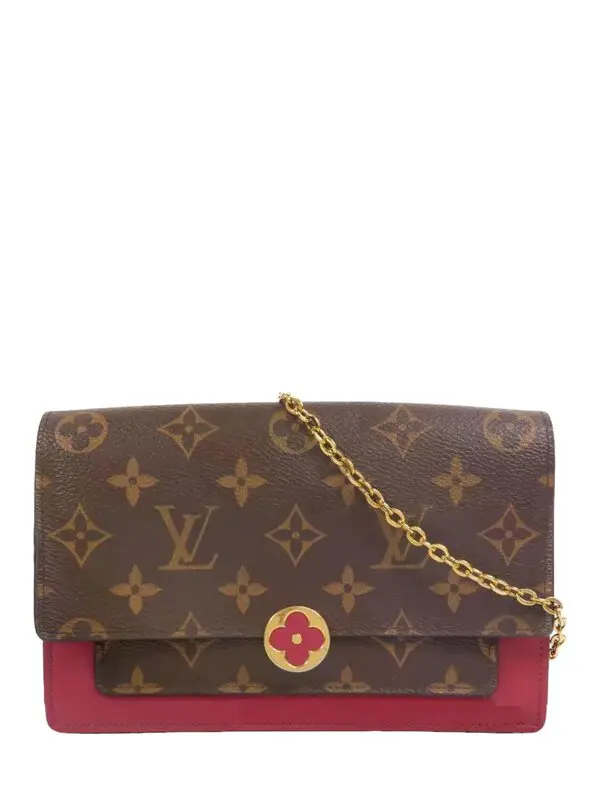 LOUIS VUITTON Flore Chain-strap Crossbody Bag - Brown