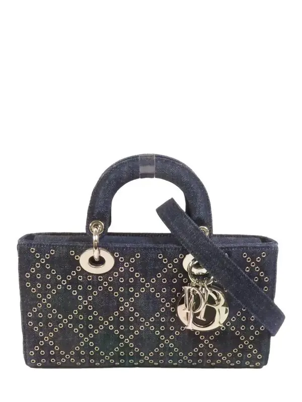 Dior Lady D-joy Two-way Handbag - Blue