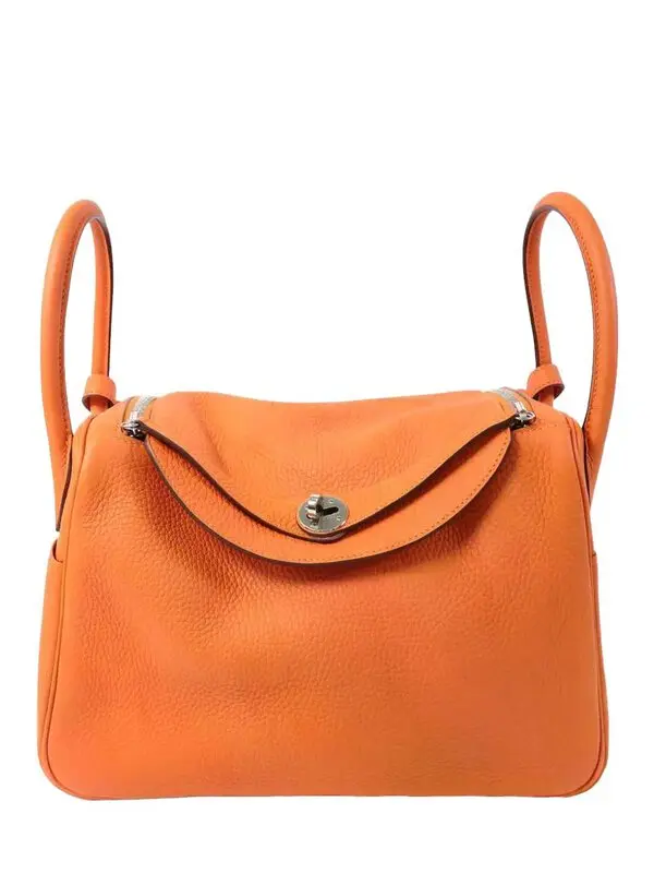 Hermès Lindy 30 Tote Bag - Orange