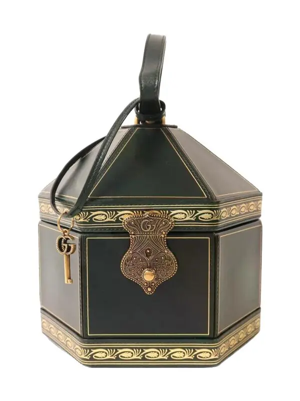 Gucci Mini Geometric Clutch Bag - Brown