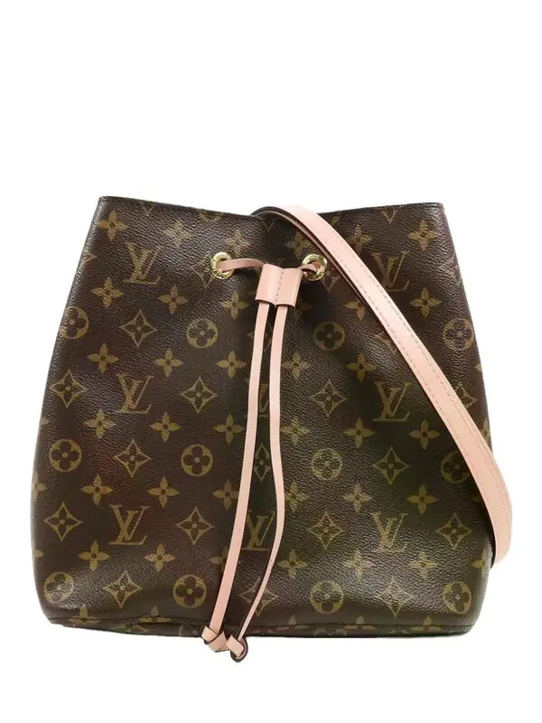 LOUIS VUITTON Neo Noe Monogram Shoulder Bag - Brown
