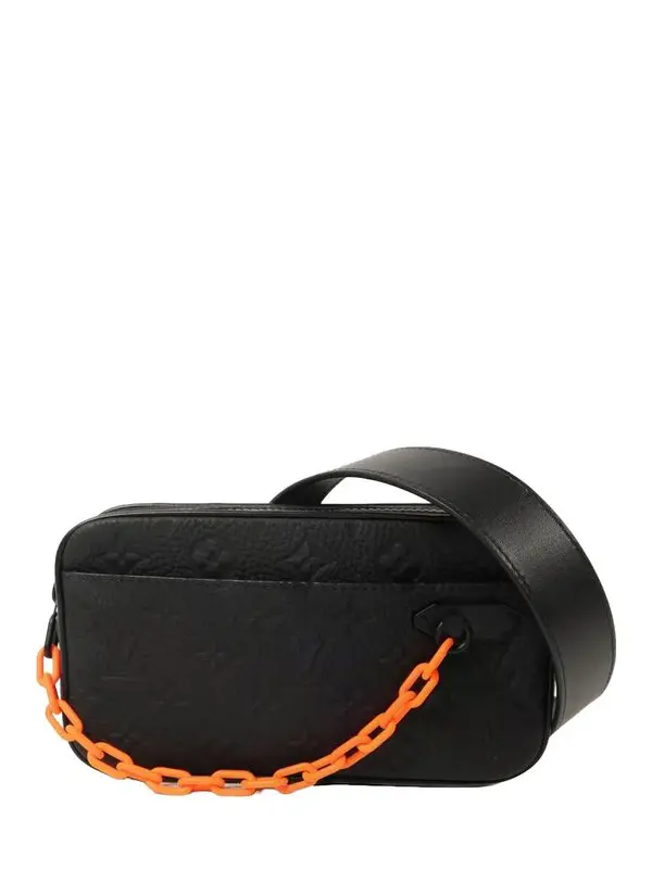 LOUIS VUITTON Volga Uniform Calfskin Belt Bag - Black