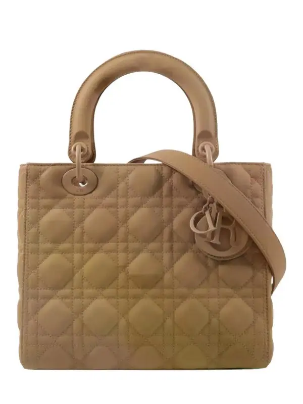 Dior Lady Medium Tote Bag - Neutrals