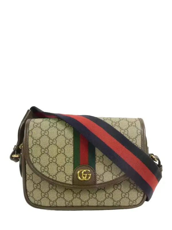 Gucci Ophidia Gg Shoulder Bag - Neutrals