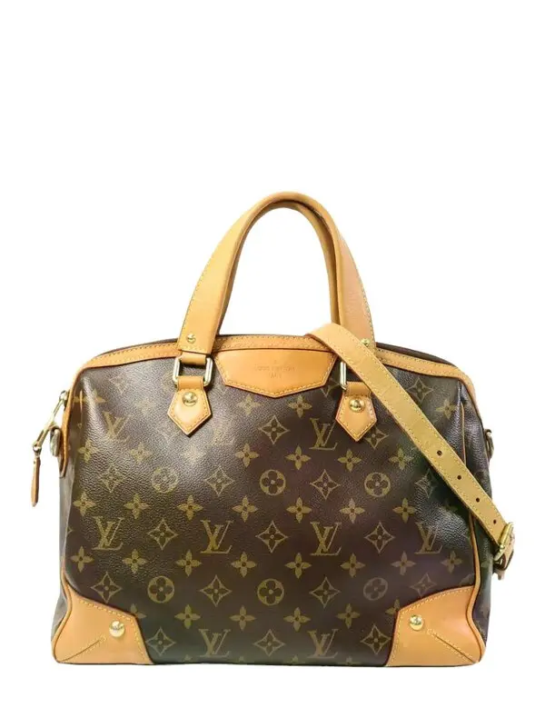 LOUIS VUITTON Monogram Retiro Pm Tote Bag - Brown