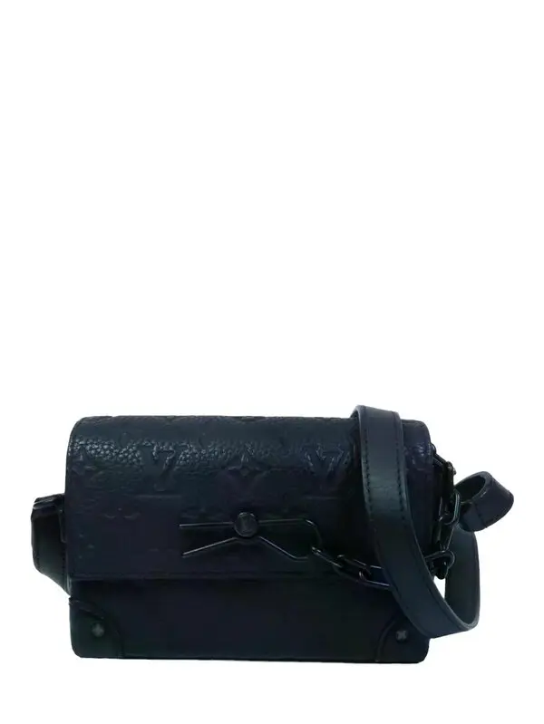 LOUIS VUITTON Steamer Monogram Shoulder Bag - Black