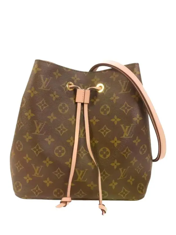 LOUIS VUITTON Neo Noe Monogram Shoulder Bag - Brown