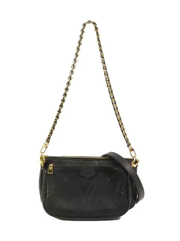 LOUIS VUITTON Multi Accessoires Monogram Empreinte Shoulder Bag - Black