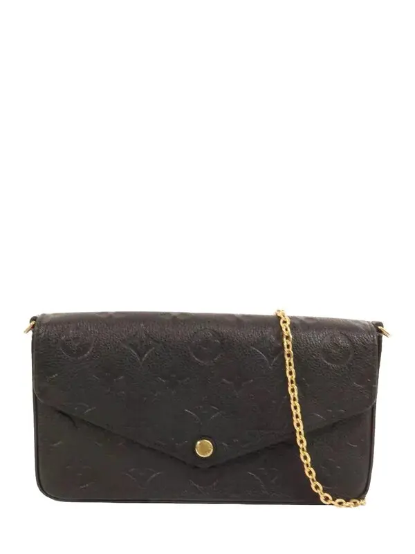 LOUIS VUITTON Félicie Pochette Shoulder Bag - Black