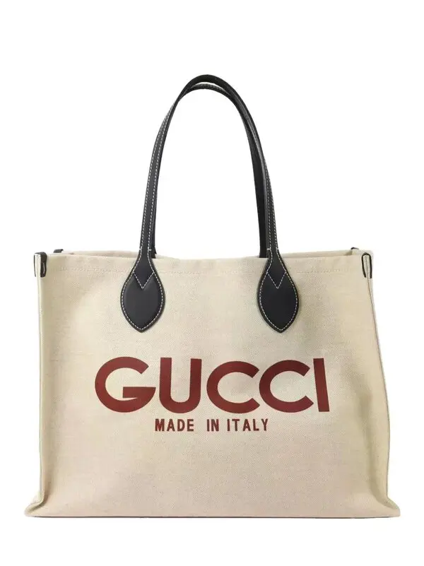 Gucci Gg Supreme Tote Bag - Neutrals