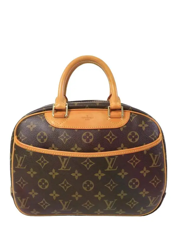 LOUIS VUITTON Monogram Trouville Tote Bag - Brown