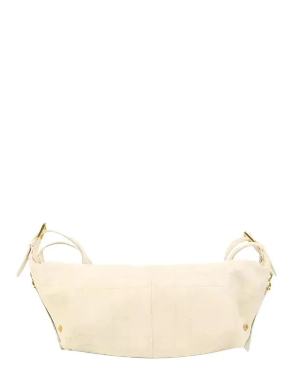 Dior D Journey Cannage Shoulder Bag - White