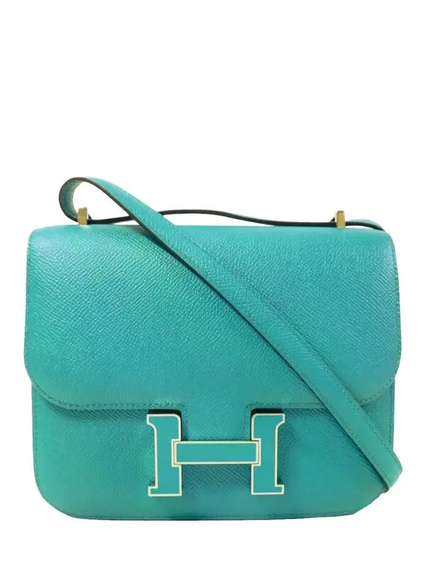 Hermès Mini Constance Epsom Crossbody Bag - Blue