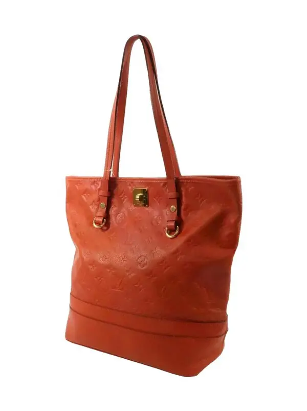 LOUIS VUITTON Citadine Monogram Empreinte Pm Tote Bag - Orange
