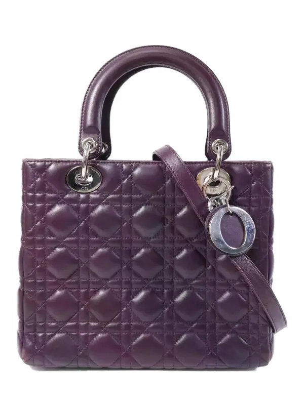 Dior Lady Shoulder Bag - Purple