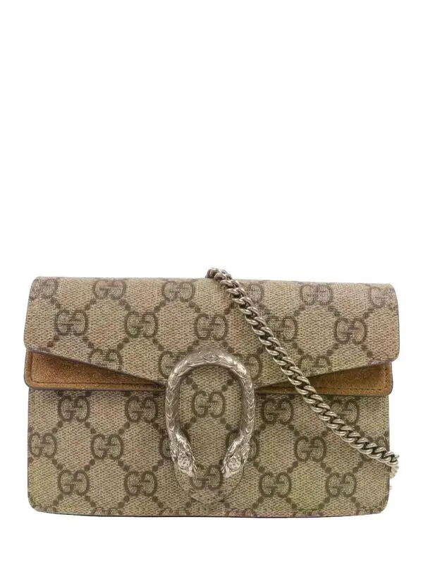 Gucci Dionysus Gg Supreme Shoulder Bag - Neutrals
