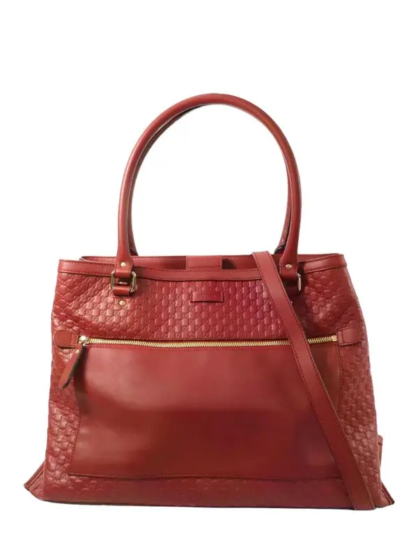 Gucci Microssima Shoulder Bag - Red