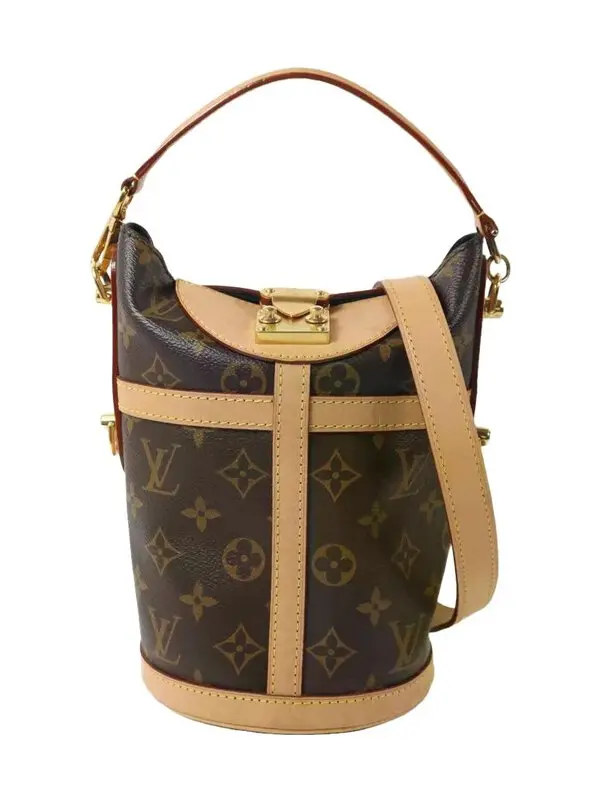 LOUIS VUITTON Monogram Duffle Shoulder Bag - Brown