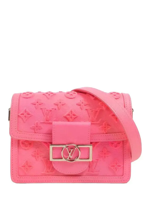 LOUIS VUITTON Mini Dauphine Tufted Shoulder Bag - Pink