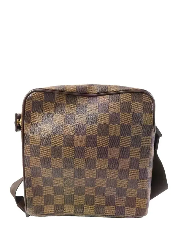 LOUIS VUITTON Damier Ebene Olaf Pm Crossbody Bag - Brown