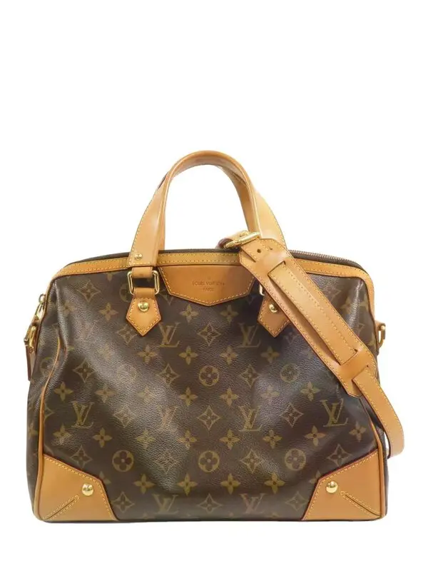 LOUIS VUITTON Monogram Retiro Pm Tote Bag - Brown