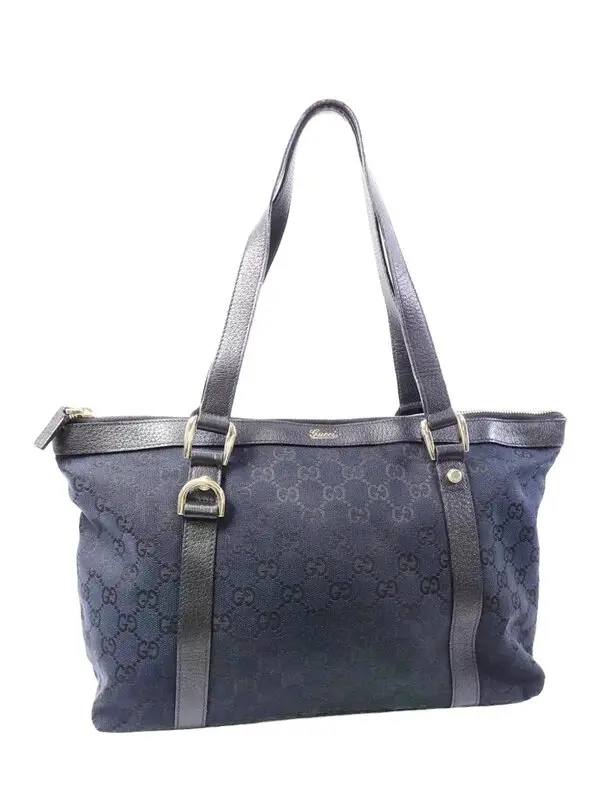 Gucci Gg Pattern Tote Bag - Blue