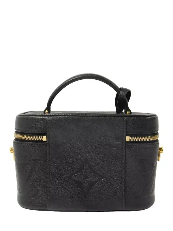 LOUIS VUITTON Monogram Empreinte Vanity Case Shoulder Bag - Black