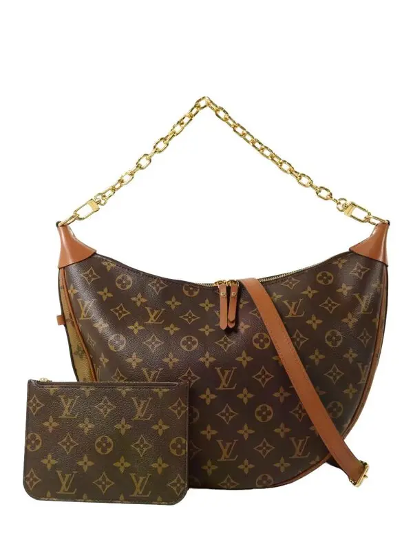 LOUIS VUITTON Monogram Reverse Loop Tote Bag - Brown