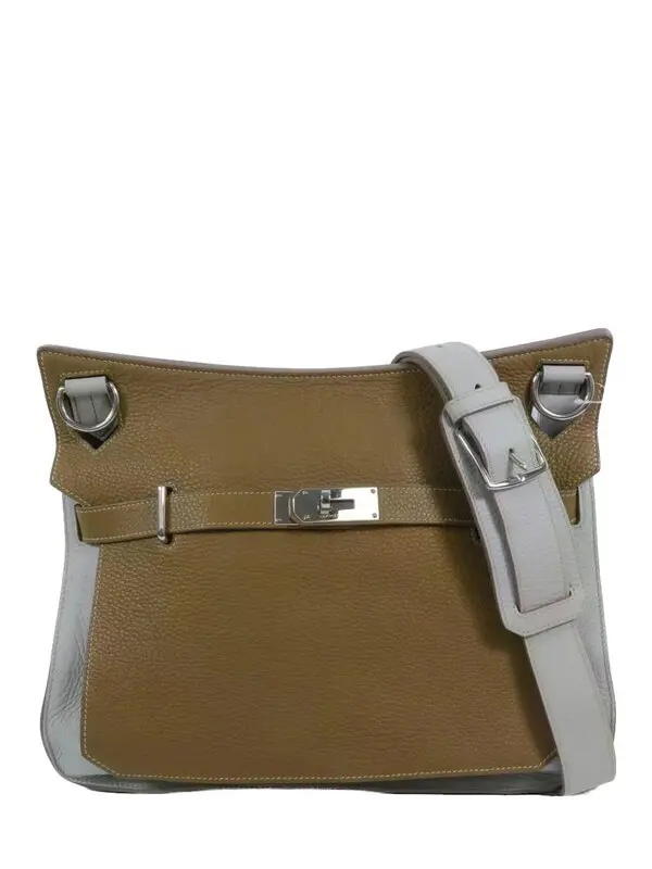 Hermès 34 Jypsiere Shoulder Bag - Green