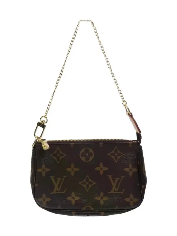 LOUIS VUITTON Mini Pochette Accessoires Handbag - Brown