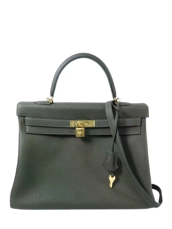 Hermès Kelly 35 Shoulder Bag - Green