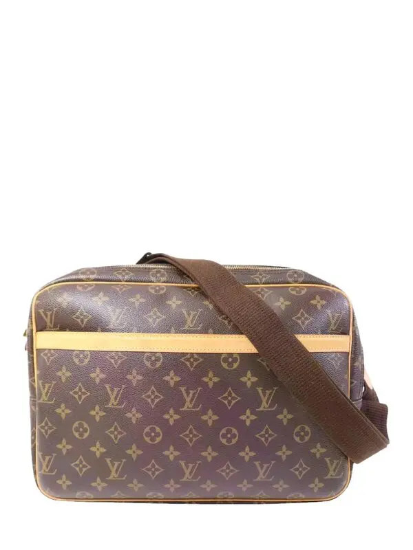 LOUIS VUITTON Monogram Reporter Gm Shoulder Bag - Brown