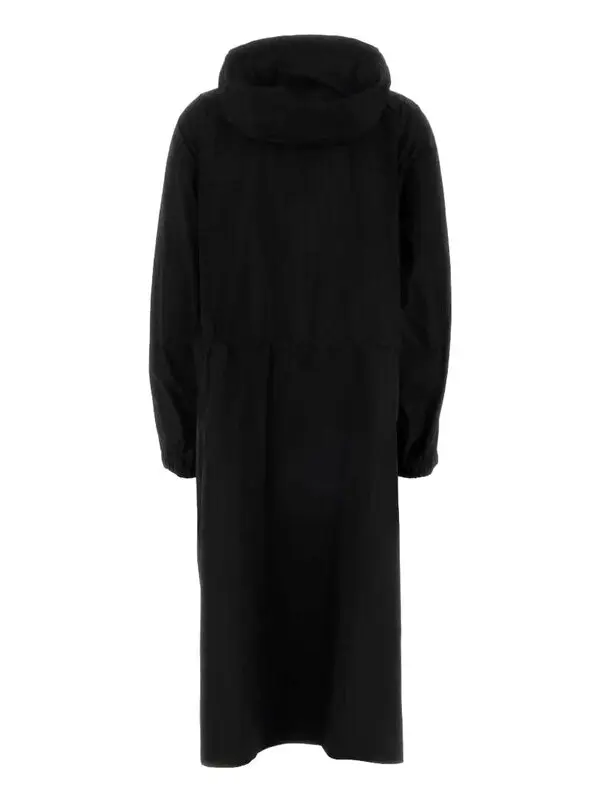 Y’s Hooded Drawstring Coat - Black