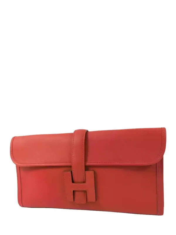 Hermès Jige Pm Clutch Bag - Red