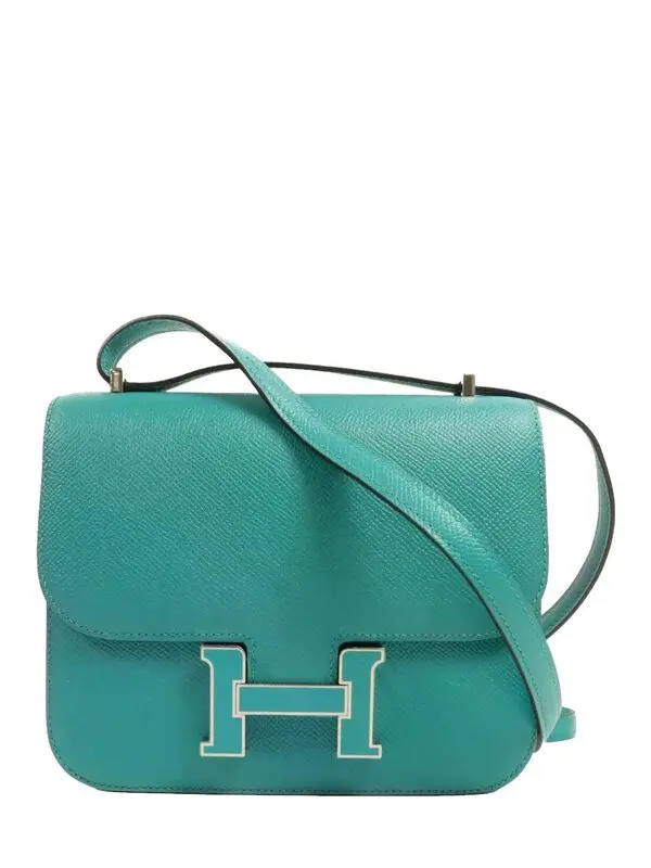 Hermès Mini Constance Shoulder Bag - Blue