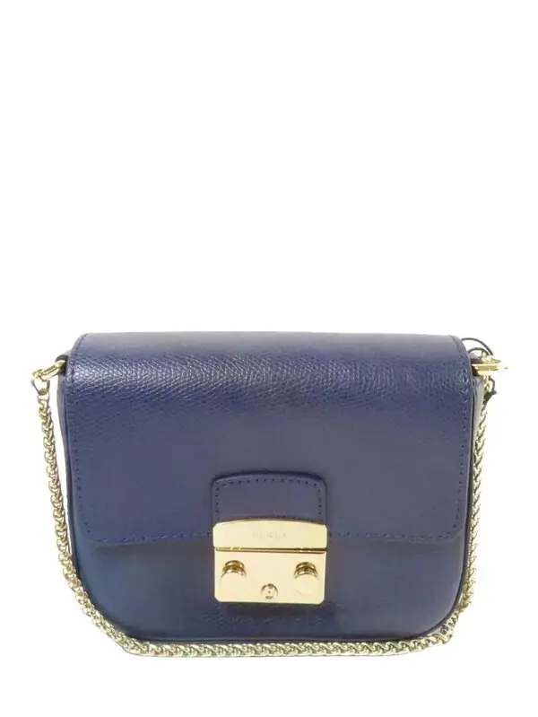 Furla Metropolis Chain Shoulder Bag - Blue