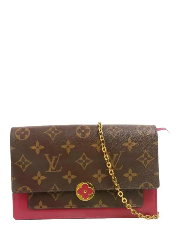 LOUIS VUITTON Monogram Flore Shoulder Bag - Brown