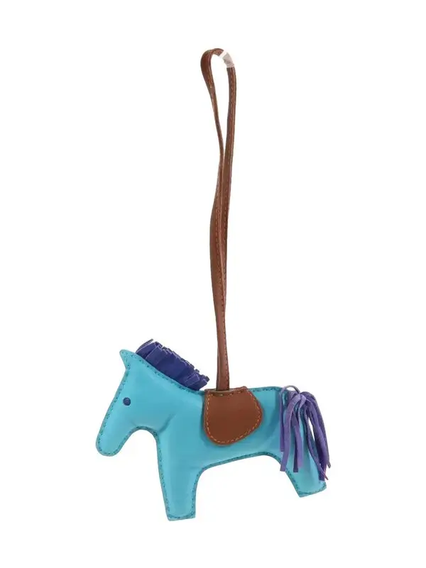 Hermès Mm Rodeo Bag Charm - Blue