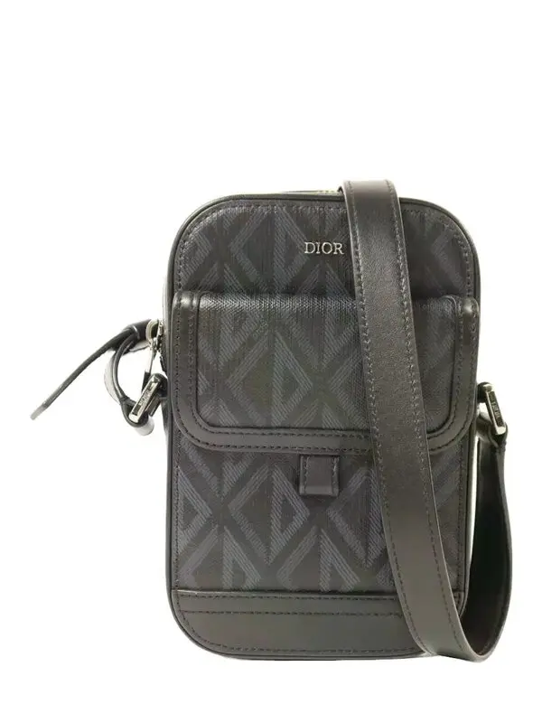Dior Monogram Messenger Bag - Black