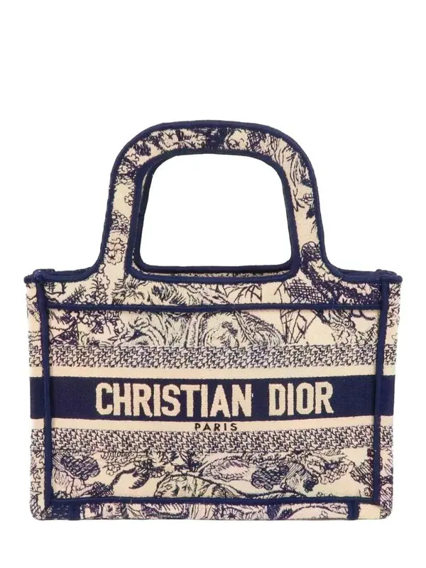 Dior Mini Book Tote Bag - Neutrals