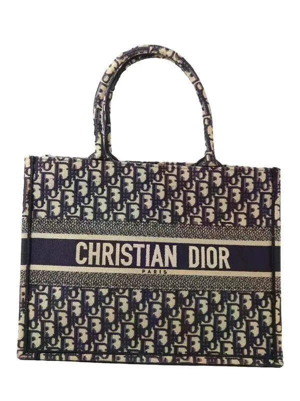 Dior Oblique Book Tote Bag - Blue