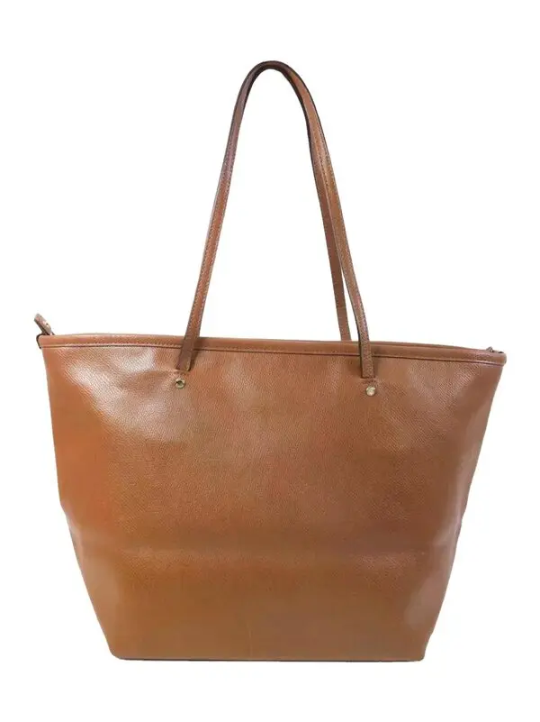 COACH VINTAGE Grained Leather Tote Bag - Brown