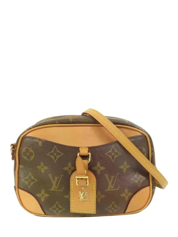 LOUIS VUITTON Monogram Deauville Mini Shoulder Bag - Brown